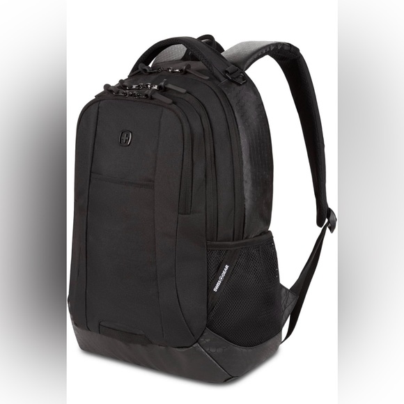 SwissGear | Bags | Swiss Gear 555 Cecil Laptop Backpack Black Canvas ...